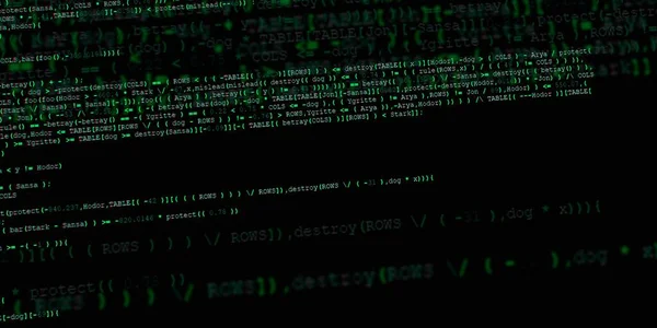 Software Developer Programming Code Abstract Modern Virtual Computer