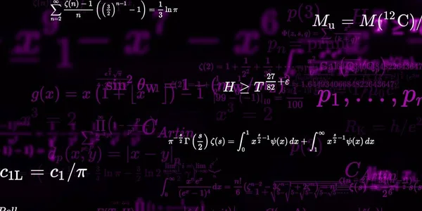 Mathematics Background Formulas Seamless Illustration Abstract Pattern ...