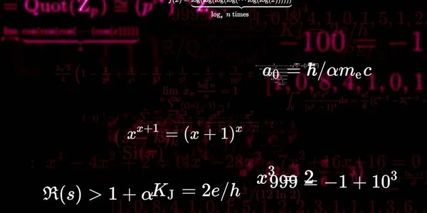 Mathematics Background Formulas Seamless Illustration Abstract Pattern ...