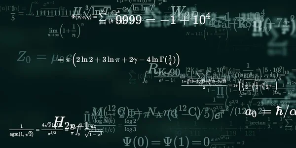Mathematics Background Formulas Seamless Illustration Stock Photo by ...