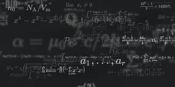 Mathematics Background Formulas Seamless Illustration Abstract Pattern ...