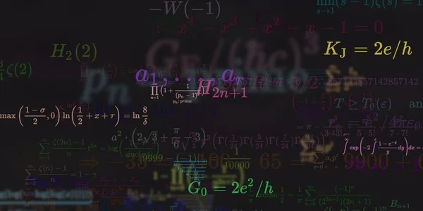 Mathematics Background Formulas Seamless Illustration Abstract Pattern ...