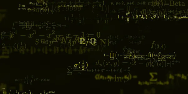 Mathematics Background Formulas Seamless Illustration Abstract Pattern ...