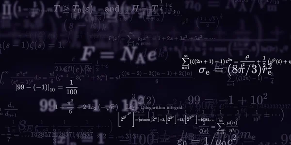 Mathematics Background Formulas Seamless Illustration Abstract Pattern ...