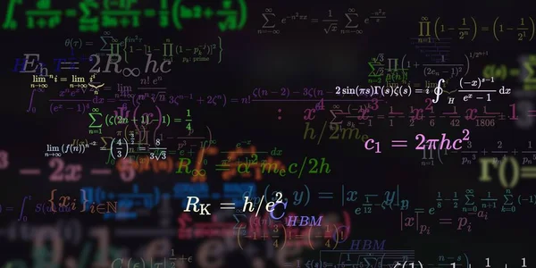 Mathematics Background Formulas Seamless Illustration Stock Photo by ...