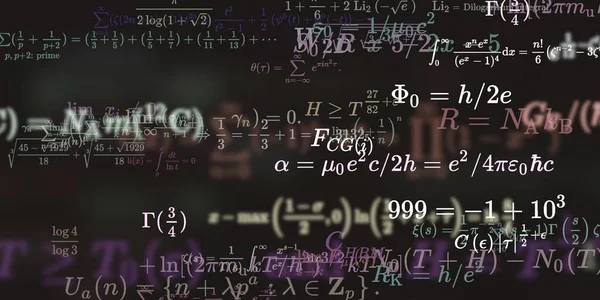 Mathematics Background Formulas Seamless Illustration Stock Photo by ...