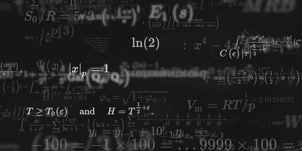 Mathematics Background Formulas Seamless Illustration Stock Photo by ...