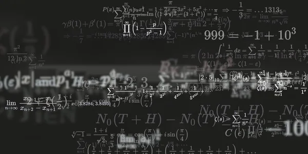 Mathematics Background Formulas Seamless Illustration — Stock Photo ...