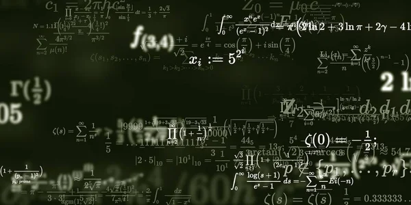 Mathematics background with formulas, seamless illustration. Abstract ...