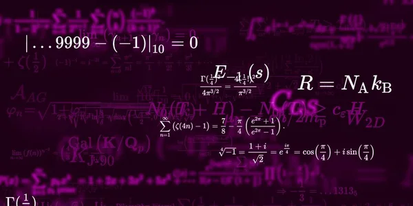 Mathematics Background Formulas Seamless Illustration Abstract Pattern ...