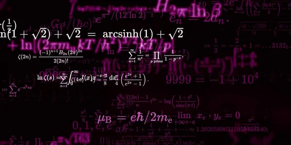 Mathematics Background Formulas Seamless Illustration Abstract Pattern ...