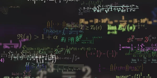 Mathematics background with formulas, seamless illustration - Stock ...