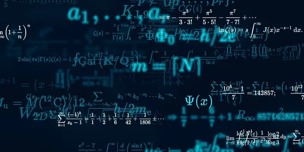 Mathematics Background Formulas Seamless Illustration Abstract Pattern ...