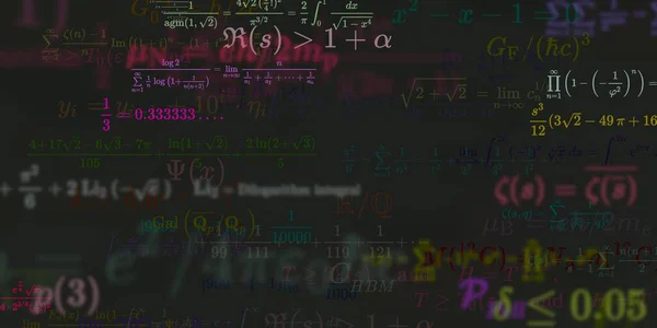 Mathematics Background Formulas Seamless Illustration Stock Photo by ...