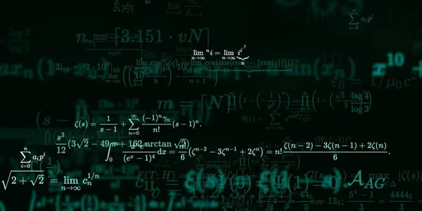 Mathematics Background Formulas Seamless Illustration Stock Photo by ...