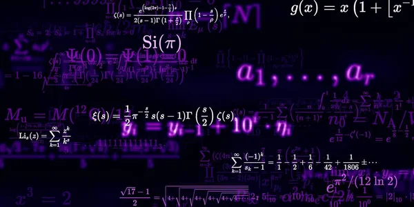 Mathematics Background Formulas Seamless Illustration Abstract Pattern ...