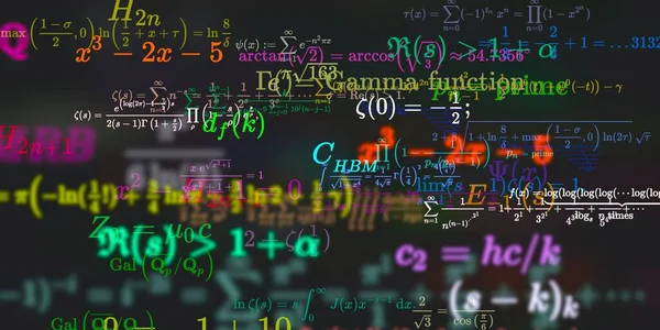 Mathematics Background Formulas Seamless Illustration Stock Photo by ...