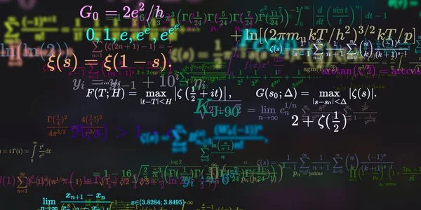 Mathematics Background Formulas Seamless Illustration Abstract Pattern ...