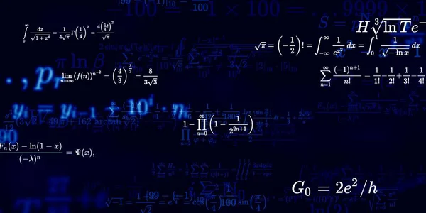 Mathematics Background Formulas Seamless Illustration Abstract Pattern ...