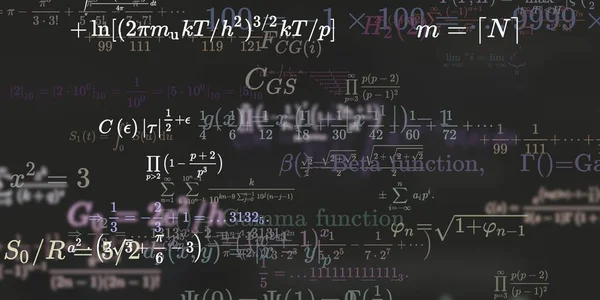 Mathematics Background Formulas Seamless Illustration Stock Photo by ...