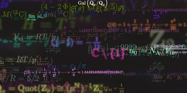 Mathematics Background Formulas Seamless Illustration Abstract Pattern ...