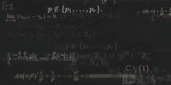 Mathematics Background Formulas Seamless Illustration Abstract Pattern ...