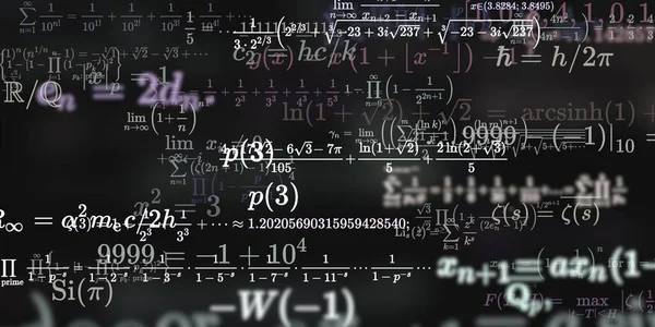 Mathematics Background Formulas Seamless Illustration Stock Photo by ...