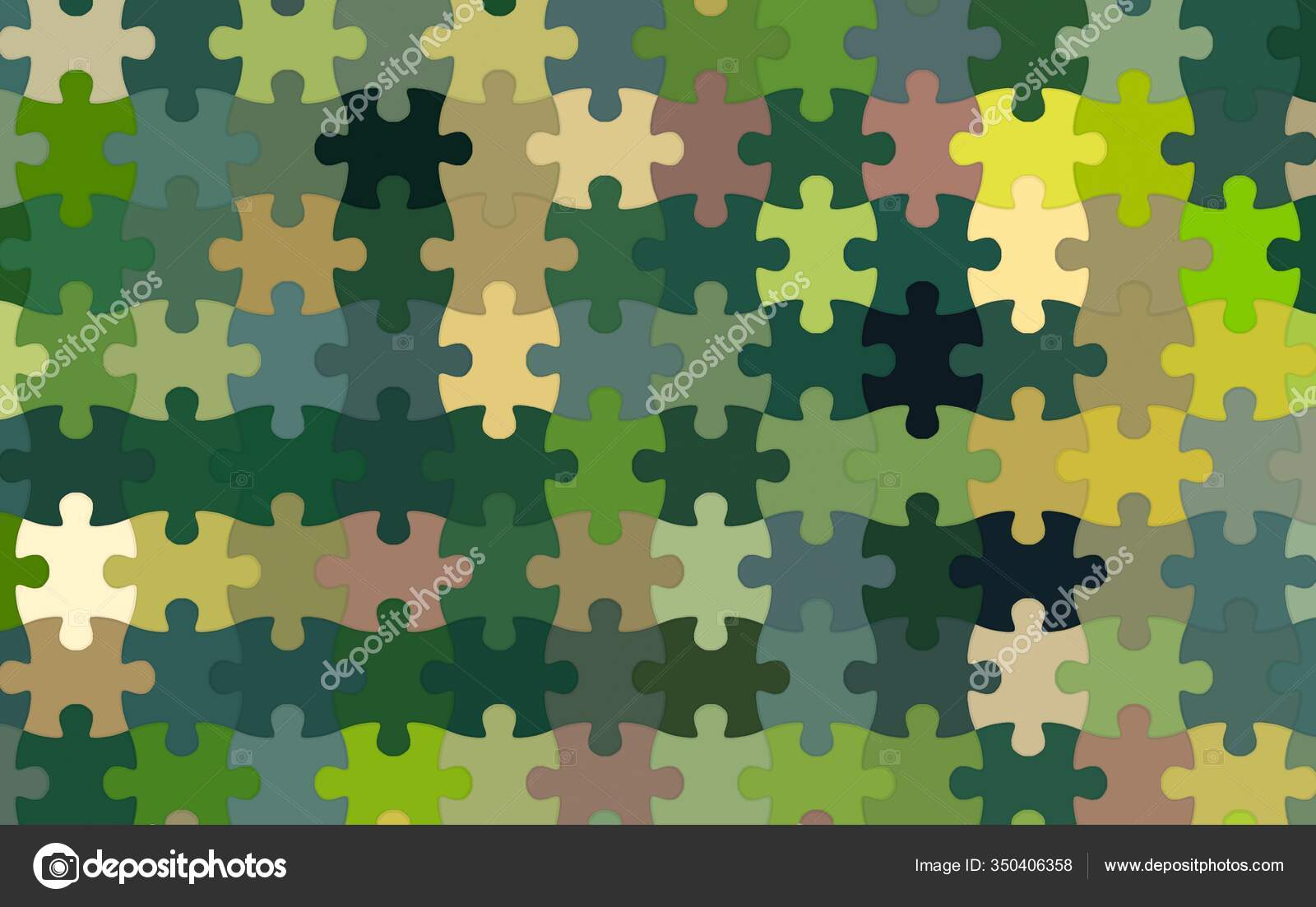 Modern Digital Abstract Jigsaw Puzzle Background — Stock Photo ...