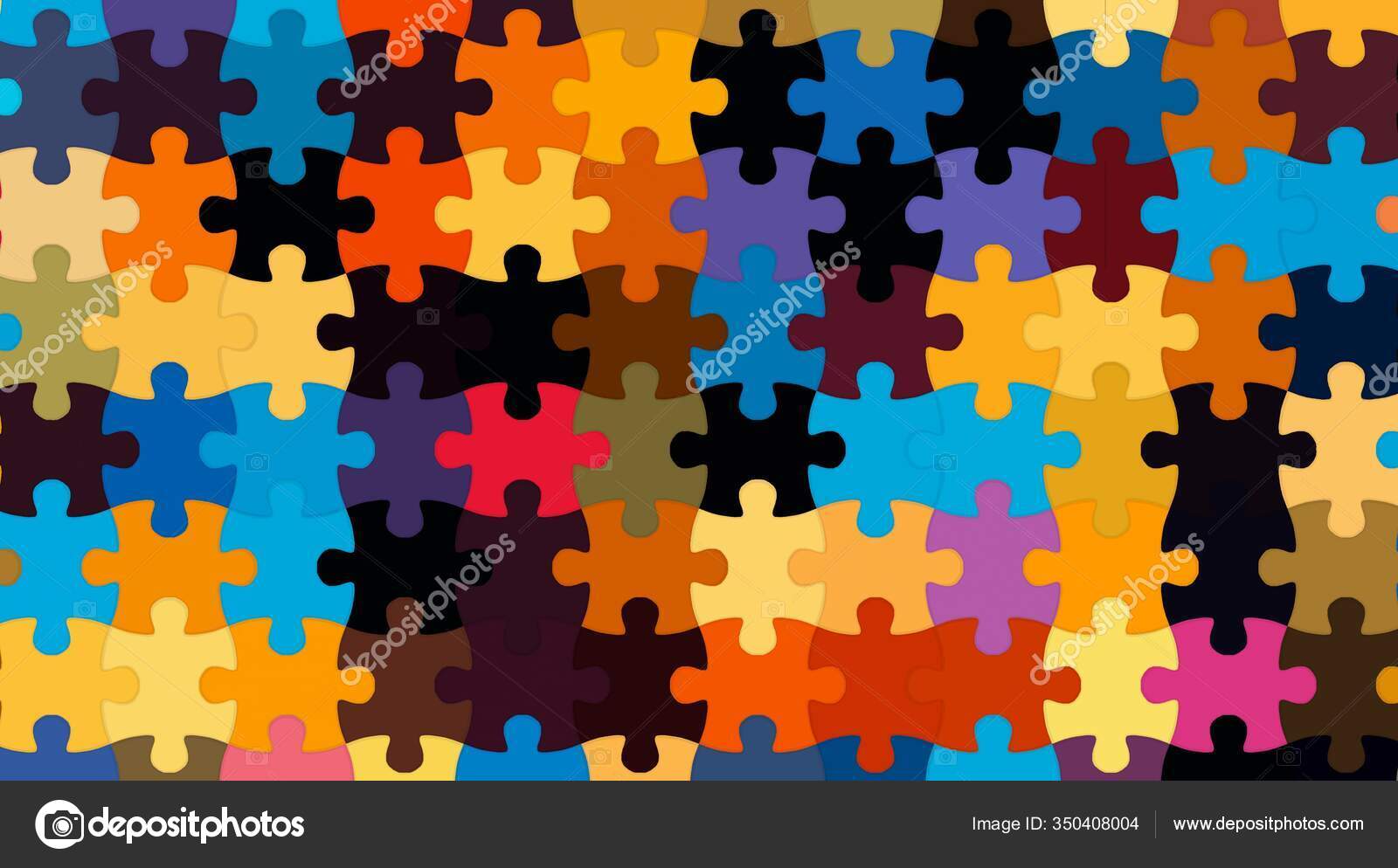 Modern Digital Abstract Jigsaw Puzzle Background — Stock Photo ... Modern Digital Abstract Jigsaw Puzzle Background — Stock Photo ...