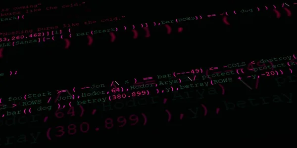 Software Developer Programming Code Abstract Modern Virtual Computer ...