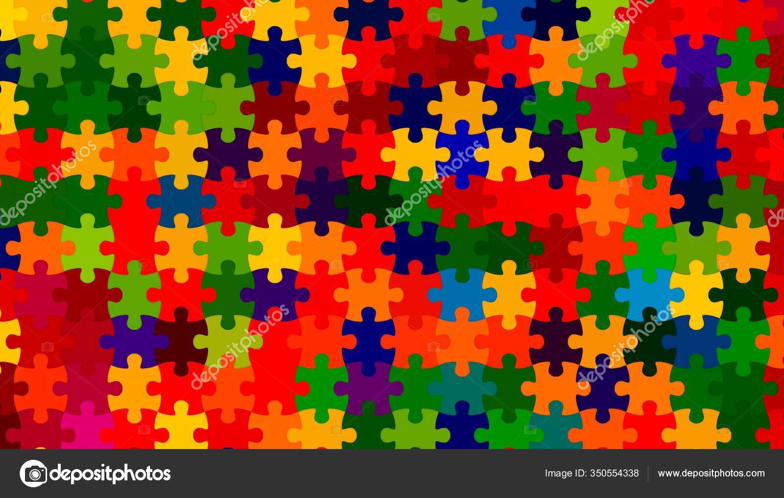 Modern Digital Abstract Jigsaw Puzzle Background — Stock Photo ... Modern Digital Abstract Jigsaw Puzzle Background — Stock Photo ...