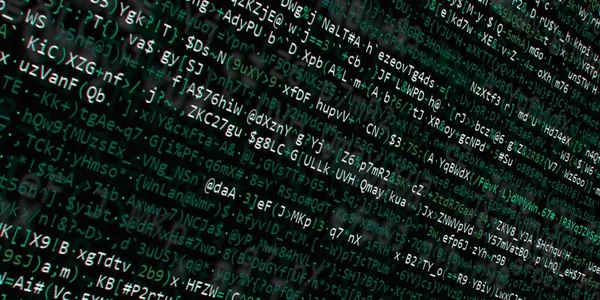 Software Developer Programming Code Abstract Modern Virtual Computer