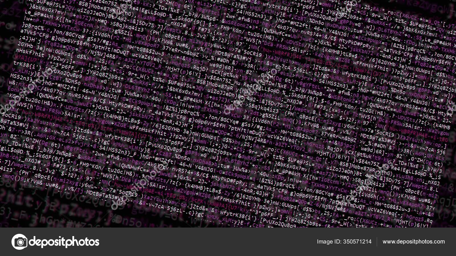 Software Developer Programming Code Abstract Modern Virtual Computer Script Work — Stock Photo ...