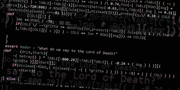 Software Developer Programming Code Abstract Modern Virtual Computer