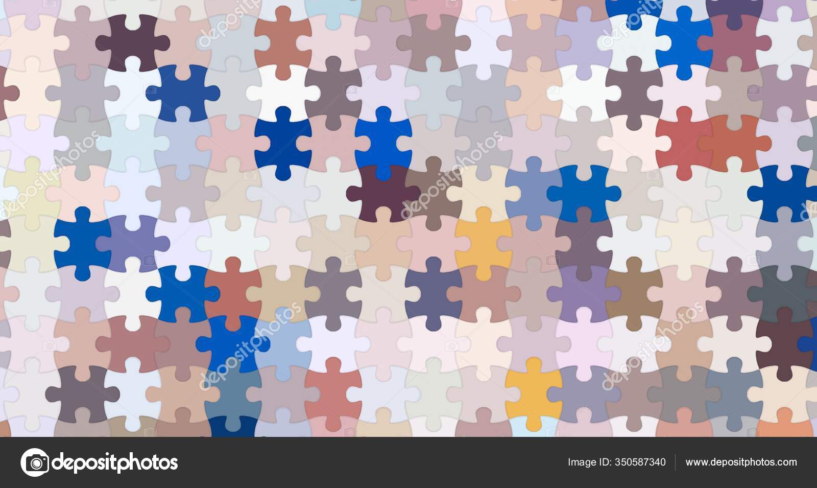 Modern Digital Abstract Jigsaw Puzzle Background — Stock Photo ...