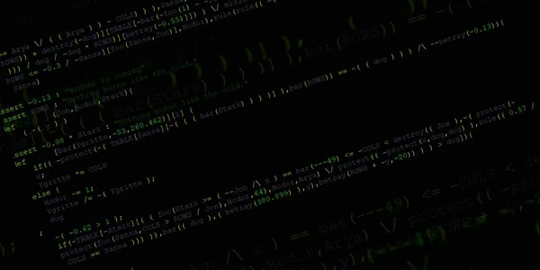 Software Developer Programming Code Abstract Modern Virtual Computer ...