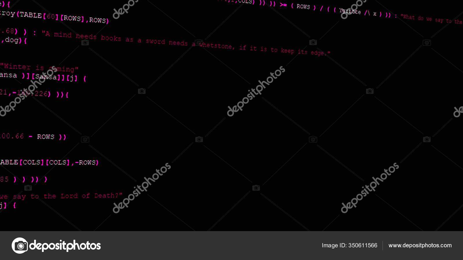 Software Developer Programming Code Abstract Modern Virtual Computer Script Work — Stock Photo ...