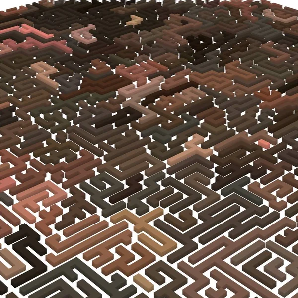 Colorful Labyrinth Background Illustration Copy Space Stock Photo by ...