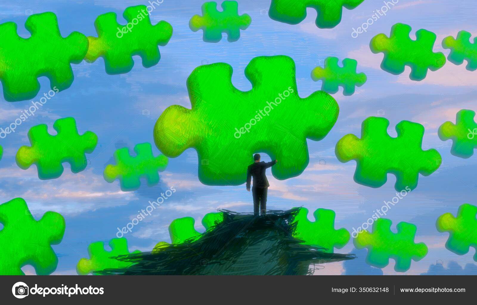 Colorful Labyrinth Background Illustration Copy Space Stock Photo by ...