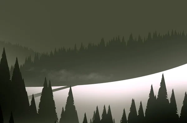 Dark Forest Background Animated