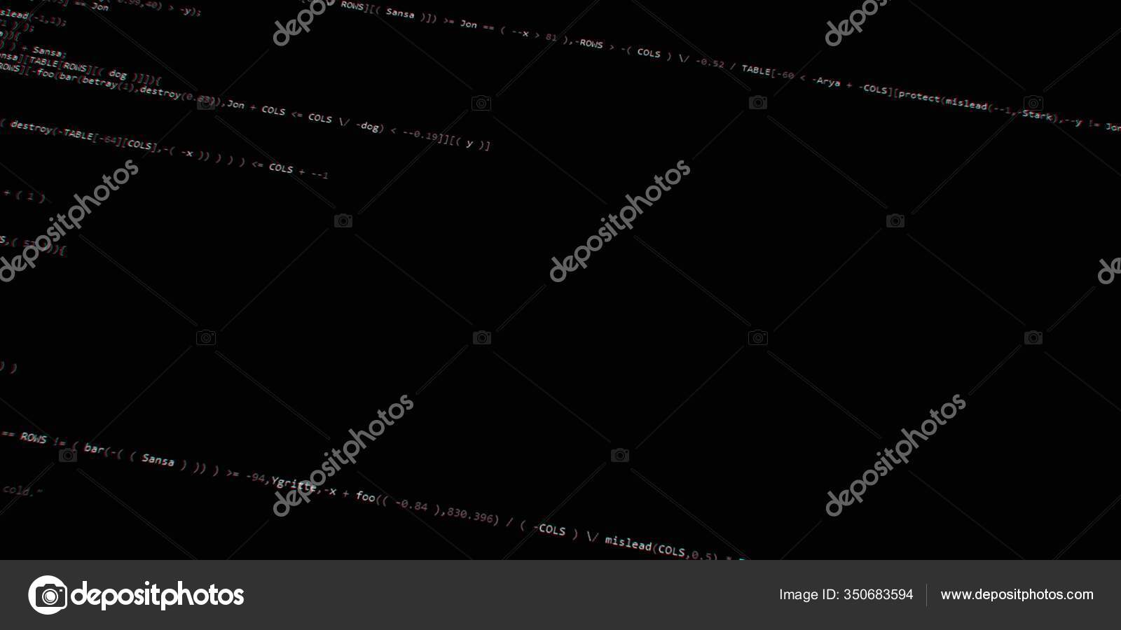 Software Developer Programming Code Abstract Modern Virtual Computer Script Work — Stock Photo ...