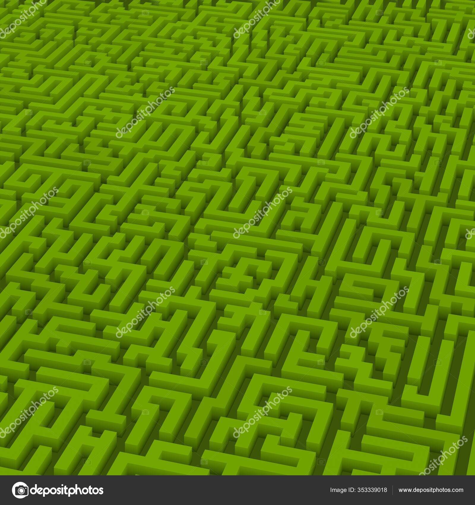 Colorful Labyrinth Background Illustration Copy Space Stock Photo by ...