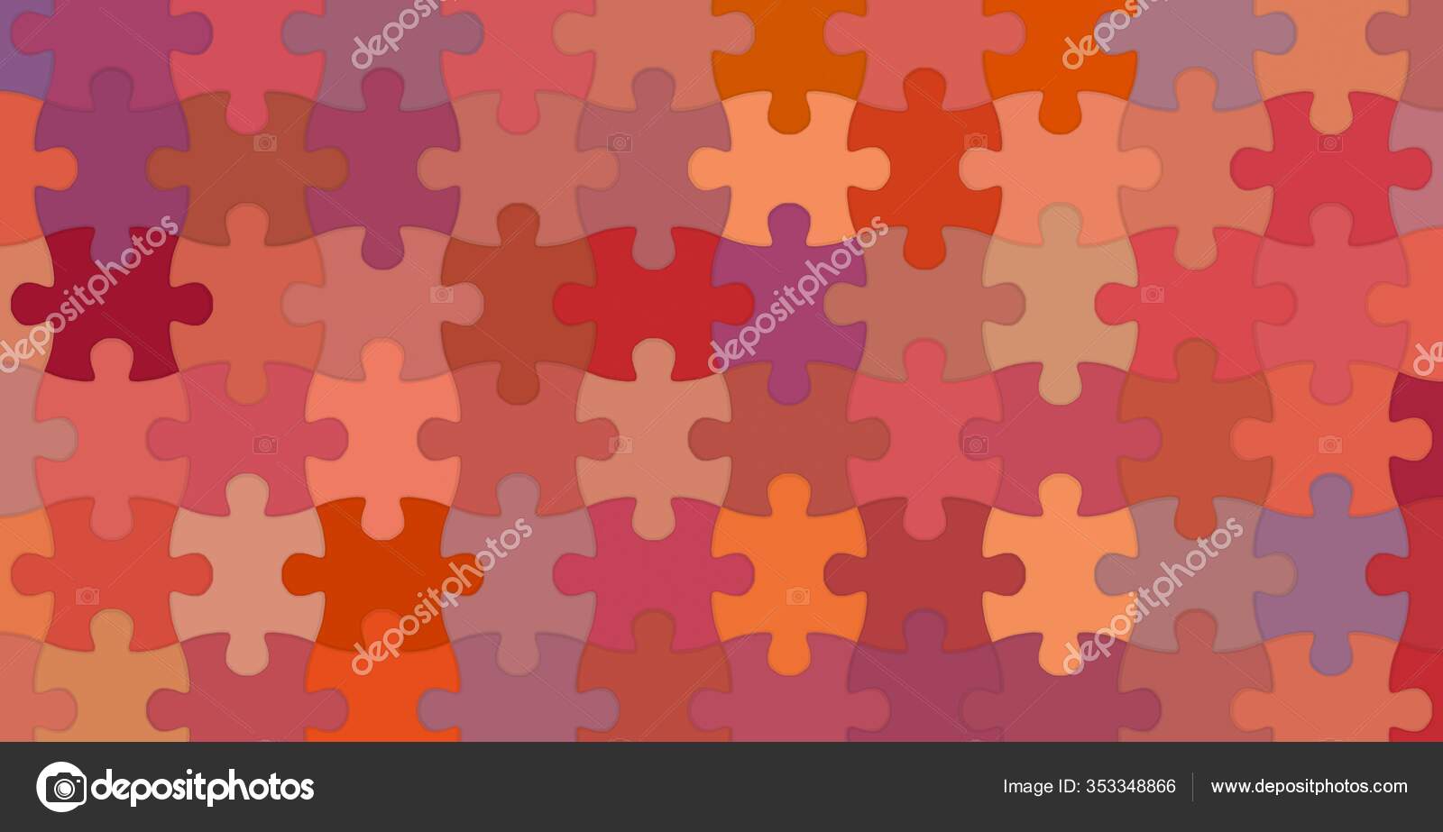 Modern Digital Abstract Jigsaw Puzzle Background — Stock Photo ...
