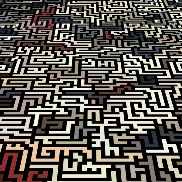 Colorful Labyrinth Background Illustration Copy Space Stock Photo by ...