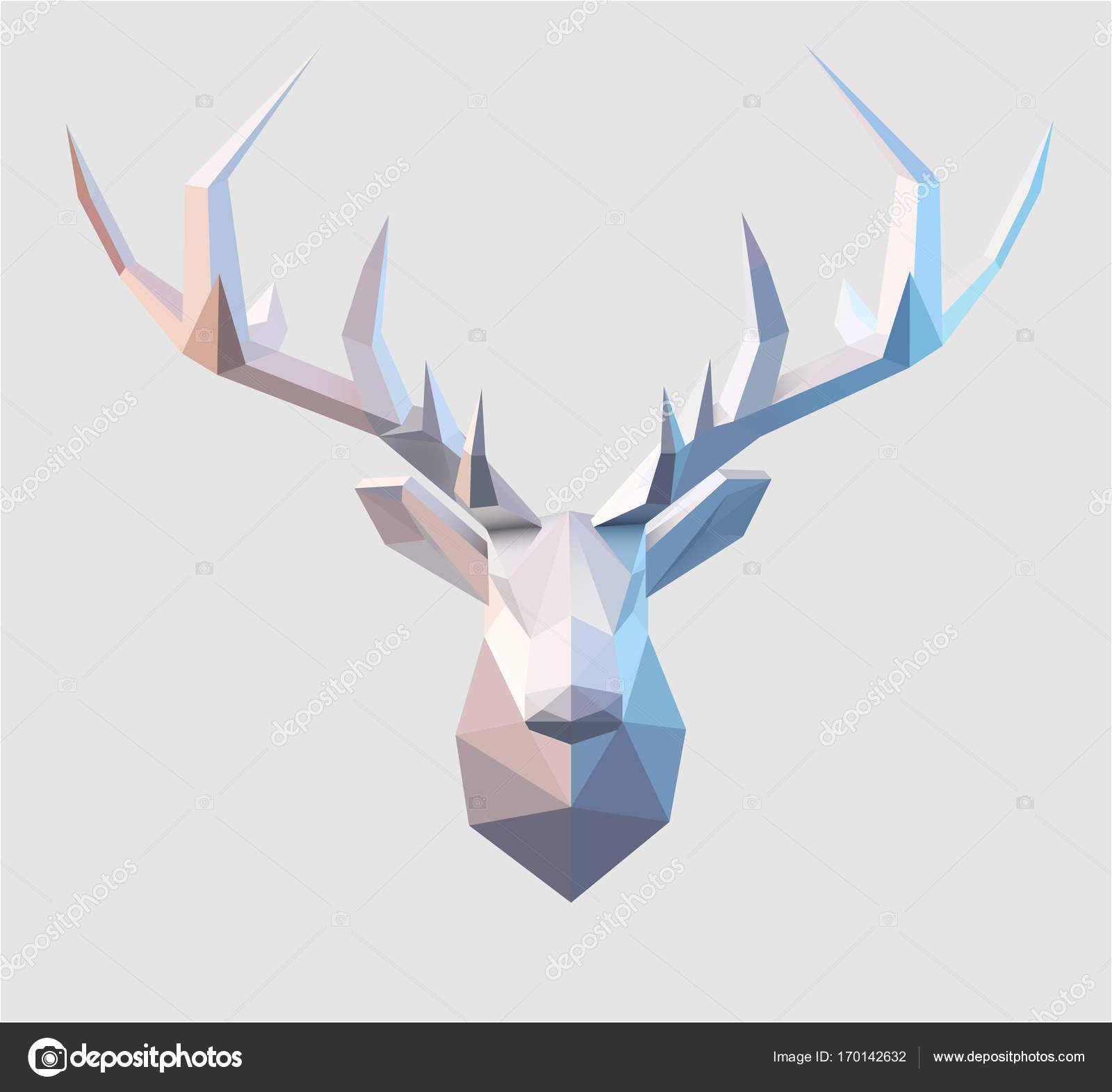 Polygonal animal illustration — Stock Vector © Kundra #170142632