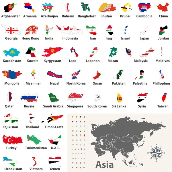 Asian countries Vector Images, Royalty-free Asian countries Vectors ...