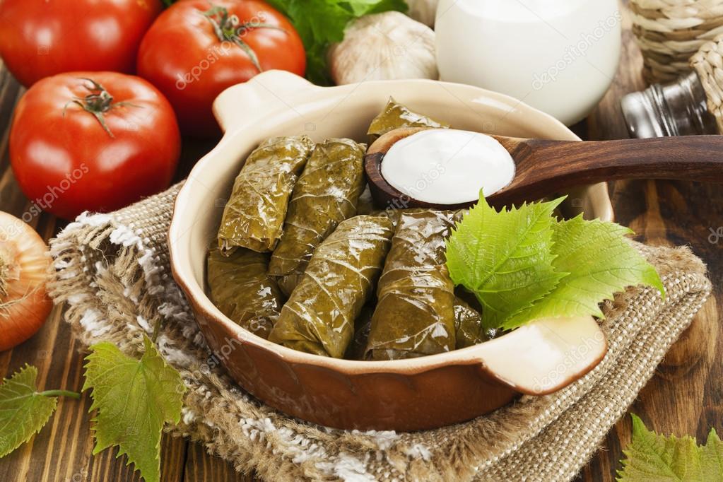 Dolma on the ceramic pot Stock Photo by ©minadezhda 126111396