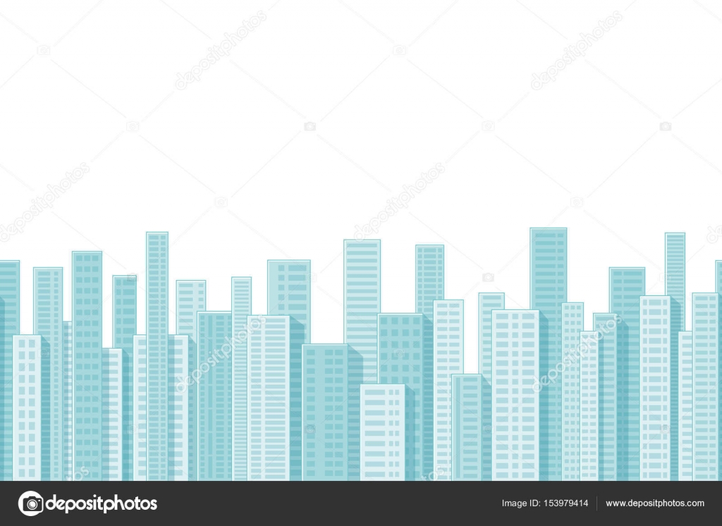 Seamless cartoon city background Stock Vector Image by ©G.Wolf #153979414