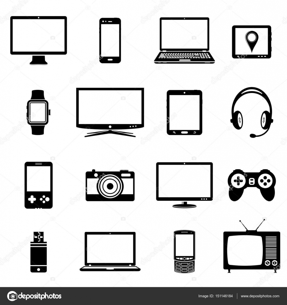 Electronic gadgets icons Stock Vector Image by ©fad82 #151146184