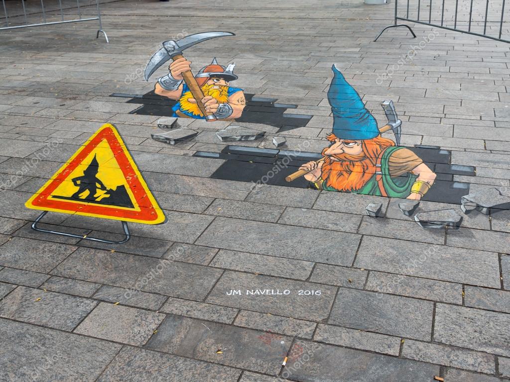 3d Optical Illusion Street Art
